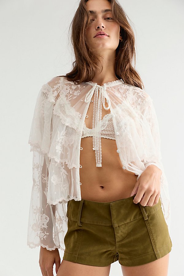 FREE PEOPLE FREE PEOPLE Ana Suede Shorts